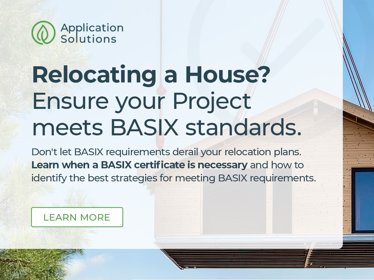 Do home relocations need BASIX? | Application Solutions